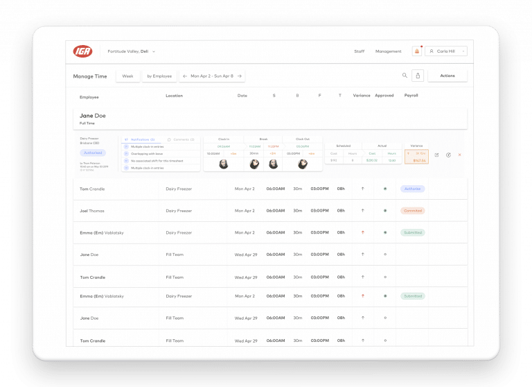 Multi-Site Employee Rostering Software Australia Roubler